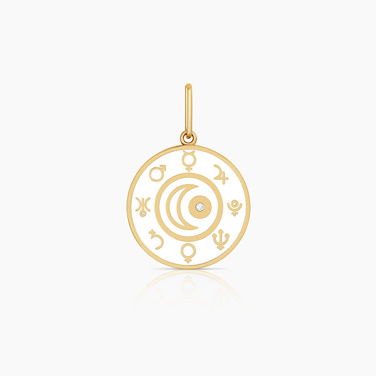 Alchemy White Enamel Charm – THATCH