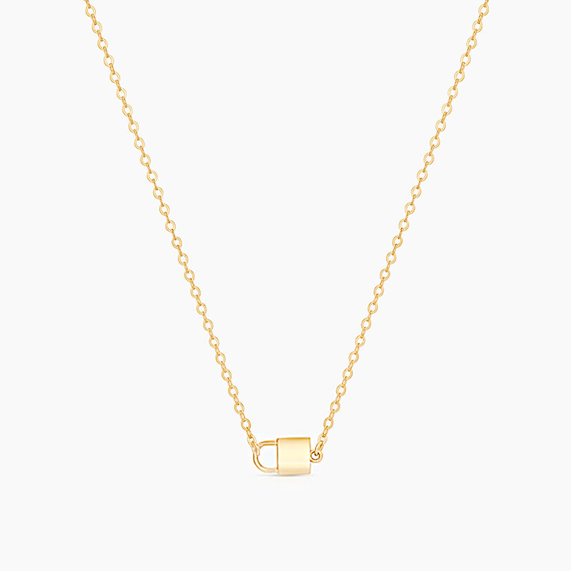 14k Fine Bella Lock Necklace – THATCH