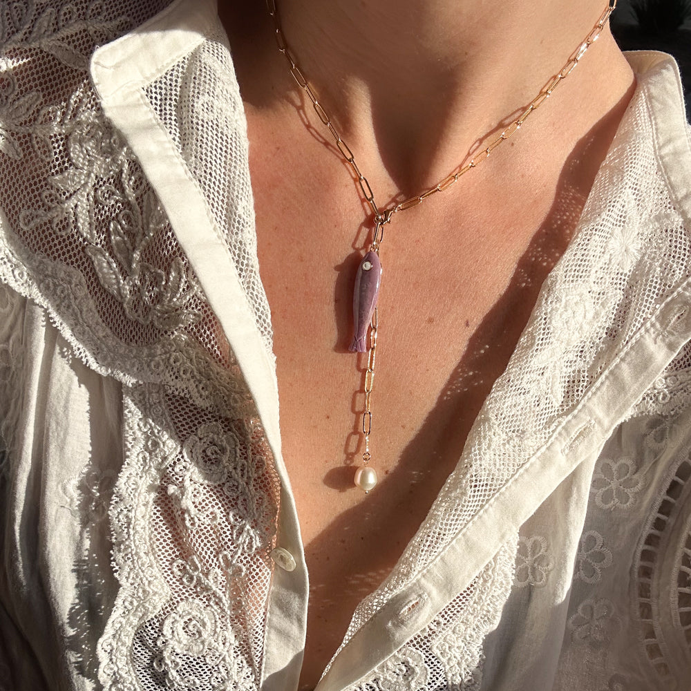 Fortuna Purple Mica Fish – THATCH